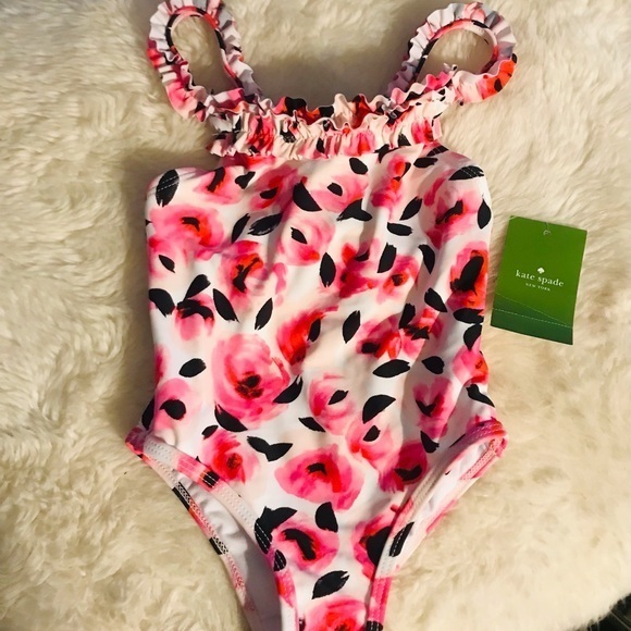 kate spade | Swim | Kate Spade One Piece Todd Rose Ruffle Rosebud ...